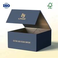 China Custom Printed Rigid High Luxury Paper Packaging Box Cardboard Gift Box Special Paper Folding Magnetic Collapsible Box for sale