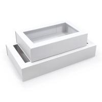 China Rigid Cardboard Matt Art Collapsible Gift Custom Box Made of Art Paper and Cardboard Magnetic Gift Folding Box with Window for sale