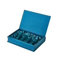 China Custom Printing Luxury Bulk Tea Tube Set Sample High End Creative Book Shaped Flip Lid Gift Box For Tea Tea Bag Coffee Packaging for sale