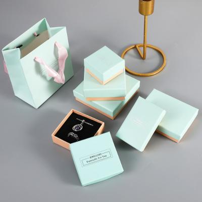 China Factory Customized Logo Unique Recycled Eco-friendly Paper Jewelry Gift Packaging Luxury Fashion Women Jewelry Box Packaging for sale