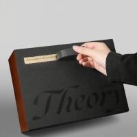 China Eco Friendly Custom Zipper Mailer Box Corrugated Cardboard Black Matte Lamination  UV Varnishing for sale