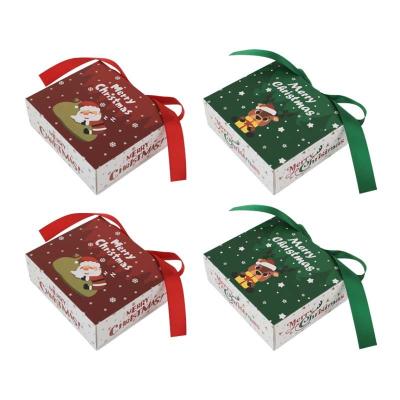 China Custom 2025 Merry Christmas Gift Box Personalized Holiday Packaging for Corporate Gifts Festive Decorations for sale