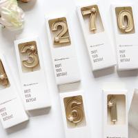 China Customized Color Box Printing Number Cake Birthday Candle Geschenkbox Klein Small Gift Boxes for sale