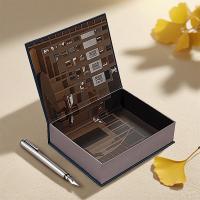 China Luxury Book Style Gift Box with Magnetic Closure Custom Printed Packaging for Brands Wedding Cosmetics Trendy Design Packaging for sale