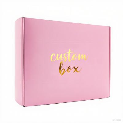 China Wholesale Recyclable Corrugated Paper Cosmetic Mailer Box Foldable Ecommerce Shipping Boxes for Perfume Eyelash Matt Lamination for sale