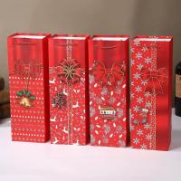 China Customized Paper Bags Printed with Your Own logo Christmas Paper Gift Bags for Wine Packaging for sale