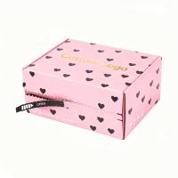 China Luxury Custom Corrugated Paper Boxes Cardboard Gift Mailing Mailer Shipping Container for Clothing Packaging for sale
