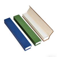 China Luxury Solid Color Rectangle Clamshell Incense Box Custom Kraft Paper Packaging For Gifts Rigid Boxes Sponge Lining Stamping for sale