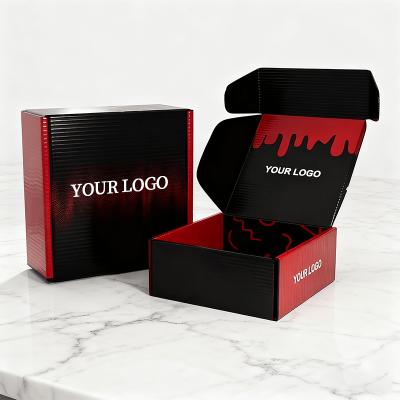 China Custom Luxury Women Shoe Boxes With Logo Eco Postal Packaging Corrugated Board  For Shoes Or Clothes for sale