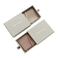 China Custom Gold Foil Coated Paper Jewelry Packaging Box Drawer Paper Boxes With Foam Insert for Necklaces Bracelets Bangles Earrings for sale