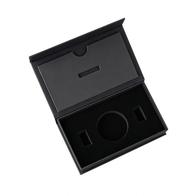 China Custom Luxury Black Magnetic Folding Gift Box for Jewelry Perfume iPhone Candle Chocolate for sale
