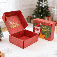 China Custom Printed Shipping Box  Christmas Boxes Gift for Clothing Electronic Gift Present Packaging for sale