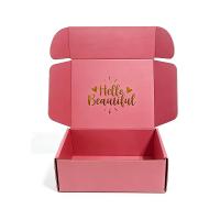 China Custom Pink Small Heavy Duty Cardboard Mailing Box for Perfume Cookie Candle Chocolate Pastry Packaging for sale