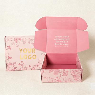 China Manufacturer Custom Eco Friendly Corrugated Cardboard Shipping Paper Boxes for Mailing Apparel for sale