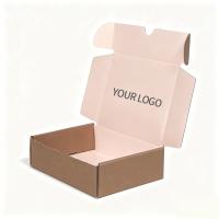 China Custom Logo Mailer Box Corrugated Shipping Packaging Box for E-commerce Products for sale