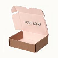 China Custom Logo Mailer Box Corrugated Shipping Packaging Box for E-commerce Products for sale