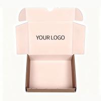 China Custom Logo Mailer Box Corrugated Shipping Packaging Box for E-commerce Products for sale