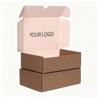 China Custom Logo Mailer Box Corrugated Shipping Packaging Box for E-commerce Products for sale