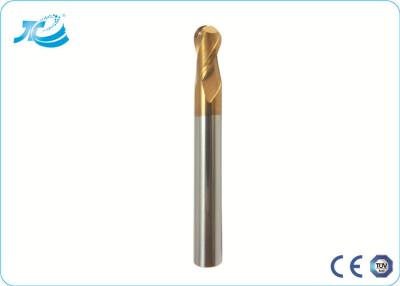 China Ball Nose End Mill HRC 50 / 55 / 65 Tungsten carbide Cutting Tools End Milling for sale