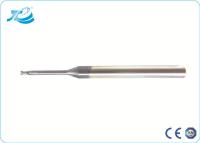 China 50 / 55 / 65 Hardness Ball Nose End Mill , Solid Carbide Custom End Mills for sale