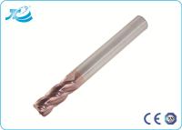 China Solid Carbide Cutter 2 / 4 / 6 Flute End Mill 50-100mm Overall Length for sale