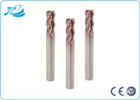 China Tungsten Carbide Corner Radius End Mill , Center Cutting End Mill for sale
