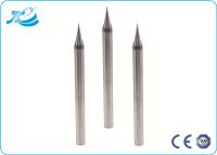 China CNC HRC 60 Carbide 2 Flute End Mill Tools , Micro Diameter 0.1 - 0.9 mm for sale