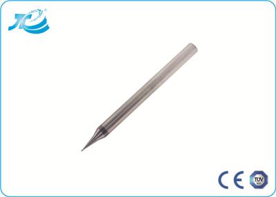 China HRC 55 Micro Diameter 0.1 - 0.9mm Tungsten Carbide End Mill for sale