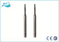 China Micro Diameter 0.2 - 0.5 mm Long Neck End Mills 2 Flute End Mill for sale