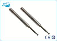 China Short Flute Long Neck End Mills Tungsten Carbide Endmill Diameter 0.2 - 3.0 mm for sale