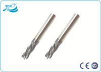 China Tungsten Carbide Roughing Three Flute End Mill HRC 55 / 60 / 65 for sale