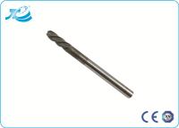 China Tungsten Carbide End Mill Straight Flute with 2 or 4 Flute , Helix Angle 38 - 42 ° for sale