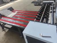 China Corrugated Carton Box Nine Knife Partition Slotting Paper Sheet Cardboard Slitter Sheet Making Machine for sale