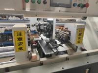 China Semi Automatic Double Piece Carton Box Stitching Machine for Corrugated Cardboard Sheet for sale