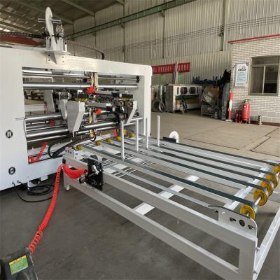 China Speed SEMI AUTO Two-Piece Four-Servo Box Stitching Machine for Quick Production for sale