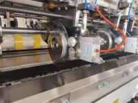 China 2500 KG NC Thin Blade Slice Scorer Corrugated Cardboard Cutting Machine for Food Beverage for sale