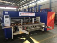 China Auto Feeding Printing Slotting Folding Gluing Strapping Line for Corrugated Carton Box for sale