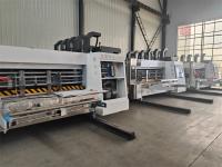 China Corrugated Carton Box Flexo Printing Machine with 4 Colors and Automatic Folder Gluer for sale