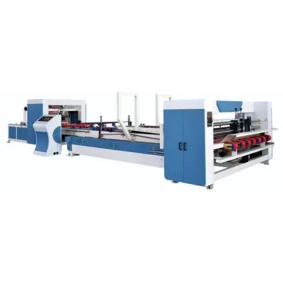 China 30-150mm Nail Distance Range Automatic Folding Gluing Machine for Corrugated Carton Boxes for sale