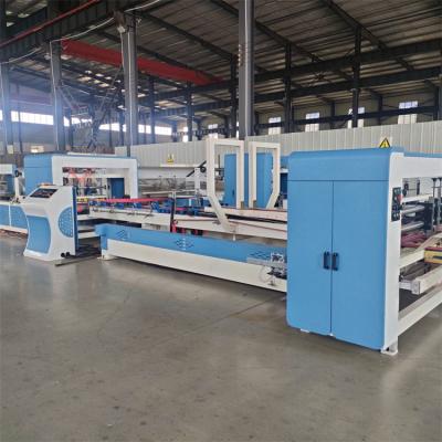 China High Speed Gluing Stitching Machine For Corrugated Carton Box Folding All In One Made for sale