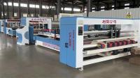 China High Speed Gluing Stitching Machine For Corrugated Carton Box Folding All In One Made for sale