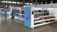 China Automatic Corrugated Carton Box Folder Gluer with Flexo Printing 16000*4300*1860mm for sale