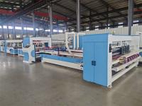 China Automatic Corrugated Carton Box Folder Gluer with Flexo Printing 16000*4300*1860mm for sale
