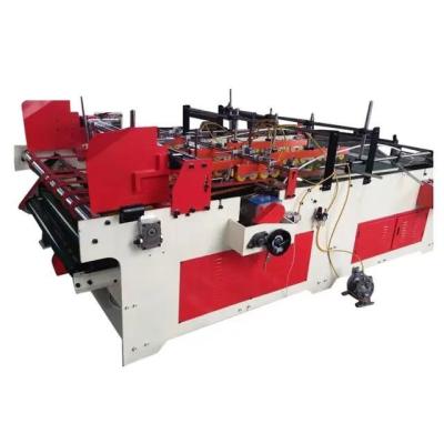 China Affordable Semi Automatic Carton Folder Gluer Machine for Small and Medium Enterprises for sale