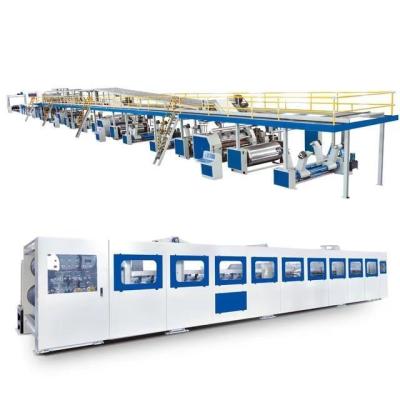China 4500 KG High Speed 3ply Corrugated Cardboard Production Line for Effective Packaging for sale