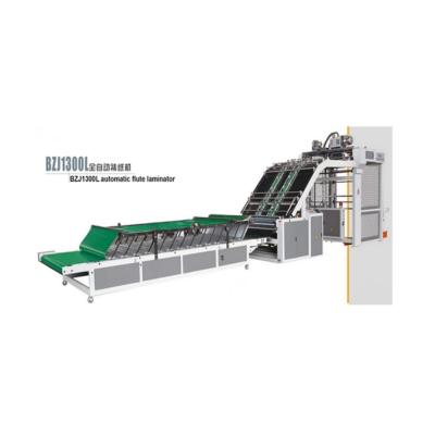 China Flute Laminating Automatic Machine Precision ±1MM Box Printing Slotting Die Cutting Gluing for sale