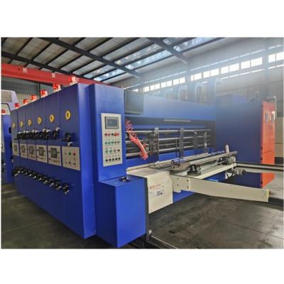 China Perfect Control 4 Color Flexo Printing Machine for Corrugated Cardboard Sheet Advertising for sale