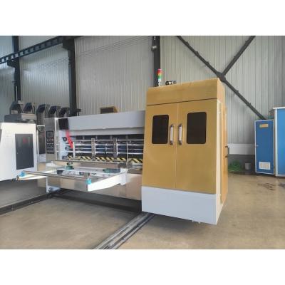 China 1000 KG Weight High Speed Flexo Printing Slotter Die Cutter Machine 4 Color for Farms for sale