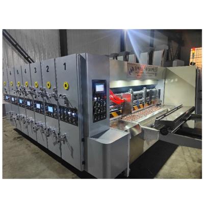 China 1000 KG Weight Corrugated Flexo Printing Machine with Slotter and Long Service Life for sale