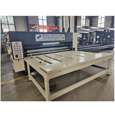 China 350 Max.slotting depth Semi Automatic Corrugated Box Making Machine with Chain Feeding for sale